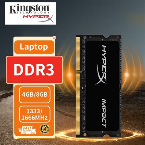 【local】4gb 8gb Kingston Hyperx Laptop Ram Ddr3 Ddr3l 135v 1600mhz