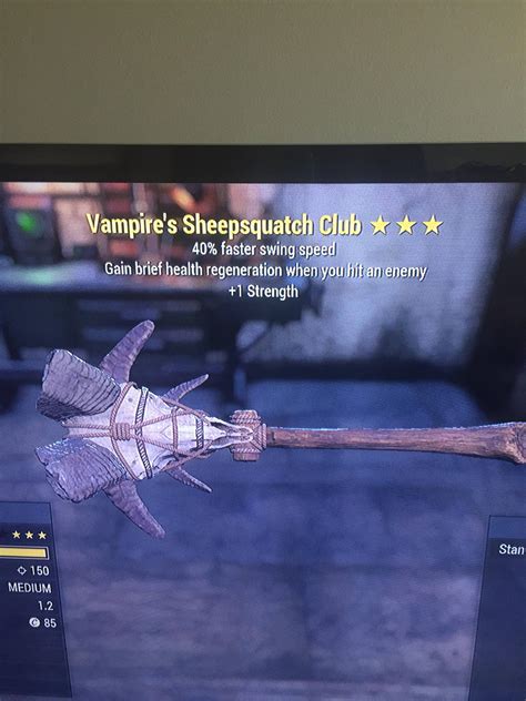 Sheepsquatch Club Effective R Fo76