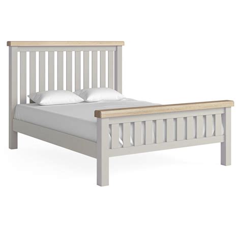 Havenwood Grey 5 Bed Slatted Light Grey Self Assembly Oak World