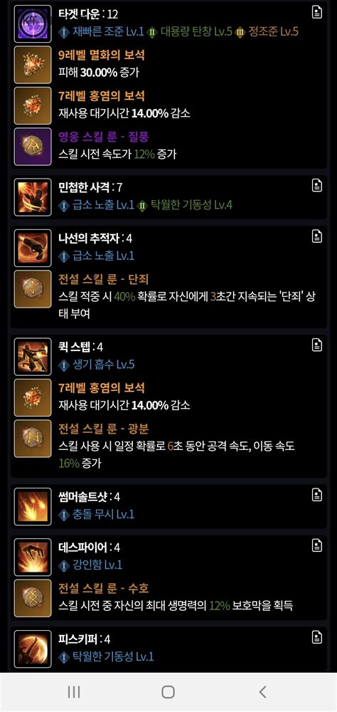 로스트아크 인벤 사시 선생님들 스킬 하나만 여쭤봐도 될까요 로스트아크 인벤 건슬링어 게시판