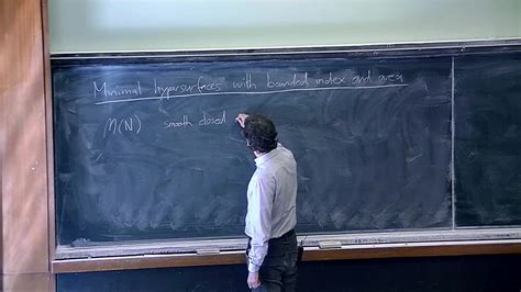 Reto Buzano Minimal Hypersurfaces With Bounded Index And Bounded Area