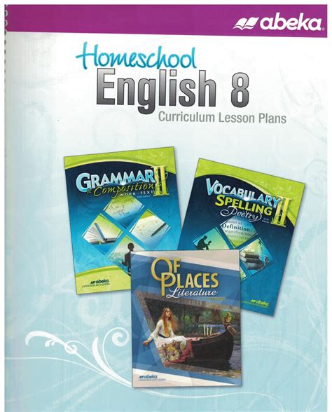 Abeka English Currlssn Plan Second Harvest Curriculum
