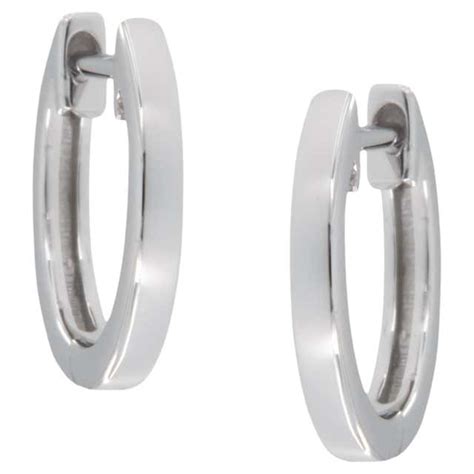 Diamond Ruby Earrings Hoops 14 Karat Gold Huggies W Rubies And