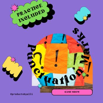 Engaging Punctuation Mark Presentation By Products By Alli Tpt