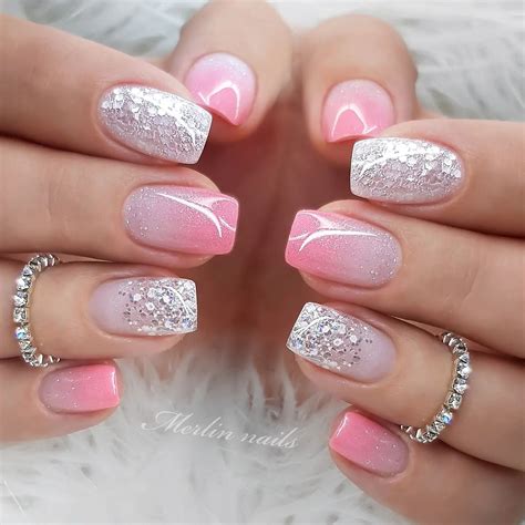 30 Latest Pink And White Nail Ideas To Try In 2024