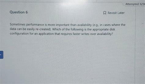Attempted Question Revisit Later Studyx