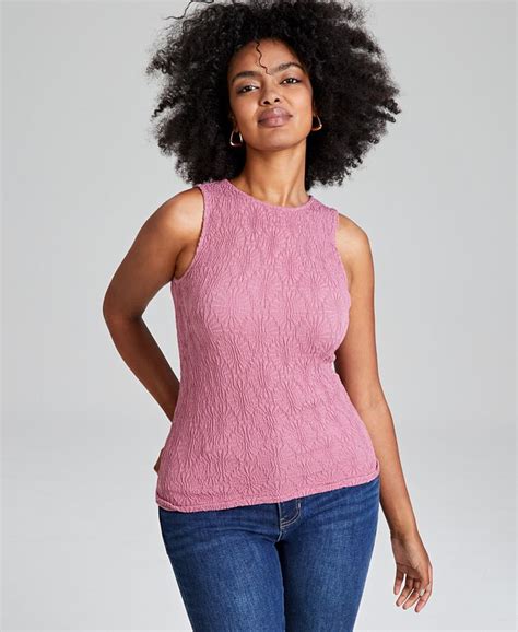 And Now This Womens Textured Sleeveless Tank Top Created For Macys