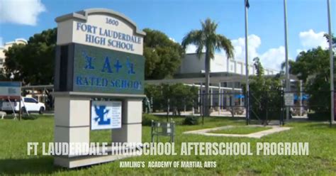 Fort Lauderdale High School After School Program Kimlings Academy Of
