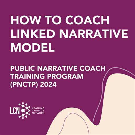 How To Coach Linked Narrative Coaching Model From Public Narrative