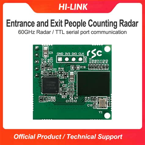 24ghz Human Presence Body Induction Distance Detection Radar Sensor Module Support Gpio And Uart