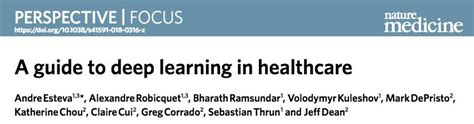 深度学习在医疗领域的应用 数据