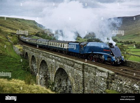 Lner Class A4 4498 Sir Nigel Gresley At An Unknown Location In 1978