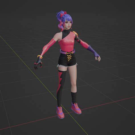 Tracy Trouble Fortnite 3d Model By Shevraar