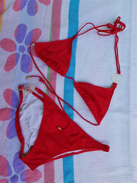 Skimpy Red Bikini Womens Fashion Swimwear Bikinis And Swimsuits On