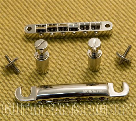 Wilk Combo N Nickel Wilkinson Tune O Matic Guitar Bridge And Reverb