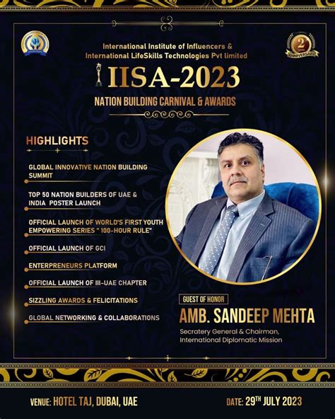 Ambassador Sandeep Mehta On Linkedin Dubaiinvestment Event Education Networking