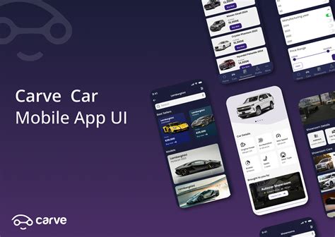 Carve Car Mobile App Ui Behance