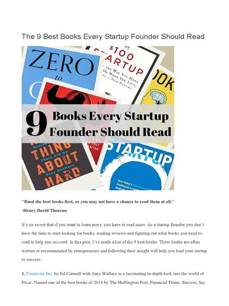 The Best Books Every Startup Founder Should Read Pdf Cryptocurrency