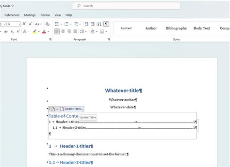 Empty Table Of Contents When Rendering To Word Issue Rstudio Rmarkdown Github