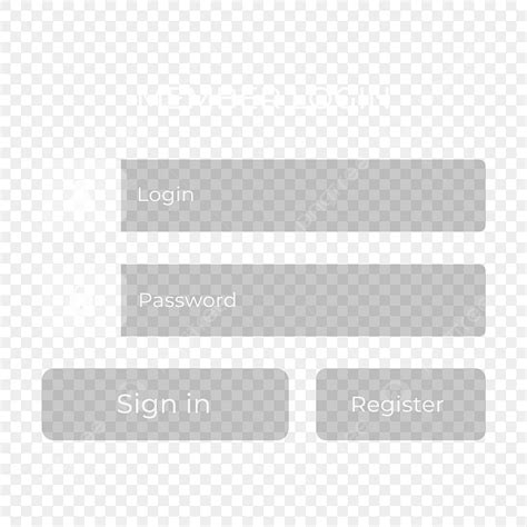 Login Password Vector Design Images Login Interface User Password