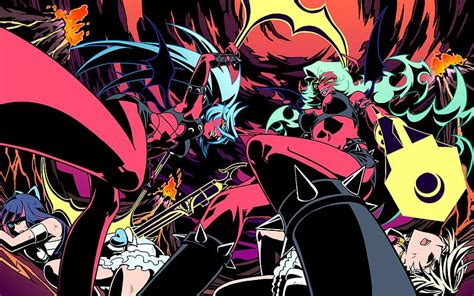 Anime Panty And Stocking With Garterbelt Kneesocks Daemon Scanty