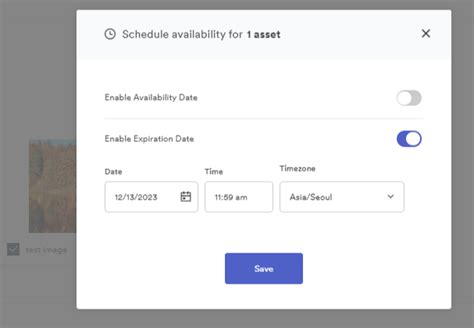 About Schedule Availability And Set Asset Availability For