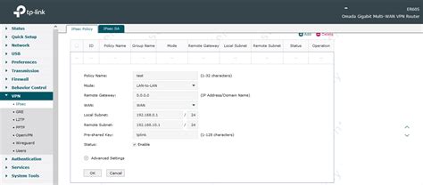 How To Configure Ipsec Failover On Omada Router In Standalone Mode Tp Link