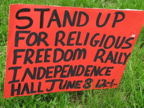 Advocates Protest Threat To Religious Freedom Montgomeryville Pa Patch