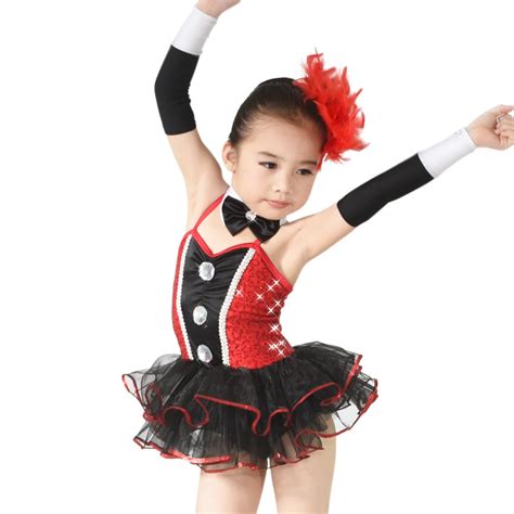 Midee Dance Costume Black And Red Style Classical Ballet Tutu Dance