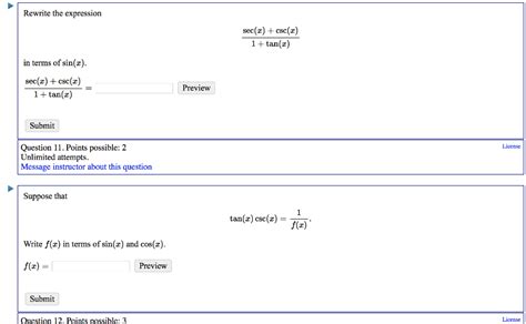 Solved Rewrite The Expression Sec 2 Csc 2 1 Tan 2 In Chegg Com