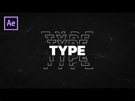 After Effects Tutorial Typography Text Animation In After Effects After Effect Tutorial