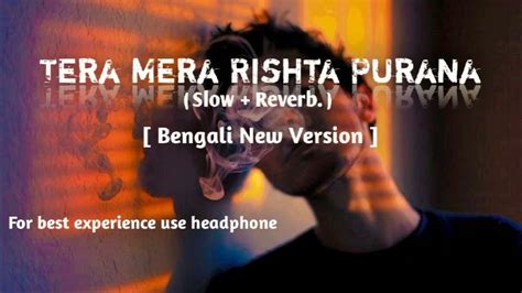 Tera Mera Rishta Purana Bangla Version Songsad Lofi Remix Song Slow