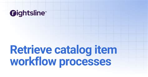 Retrieve Catalog Item Workflow Processes Api Documentation