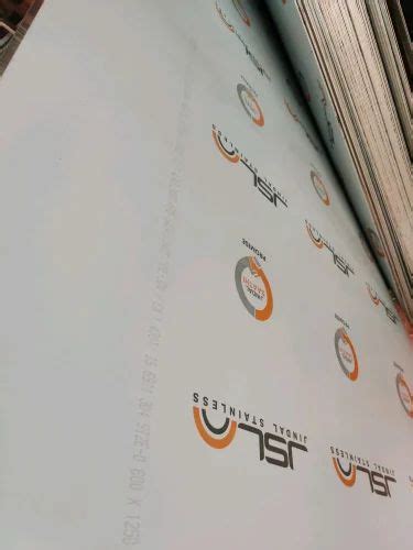 304 Jindal Stainless Steel Mirror Pvc Sheet Thickness 2 3 Mm At 210 Kg In Mumbai