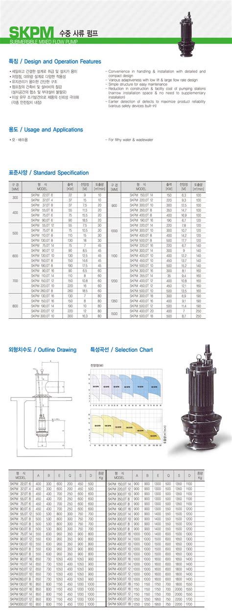 성광수중펌프주 수중사류펌프