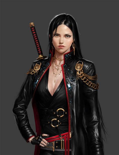Hunter Jihye Yoo Female Warrior Woman Female Character Concept