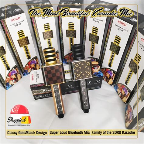 Sd 18 Sd18 Magic Karaoke Microphone Wireless Bluetooth Handheld Speaker Condenser Mic Usb