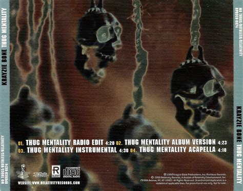 The Crack Factory Krayziebone Thugmentality Promocds 1999 Y2hint