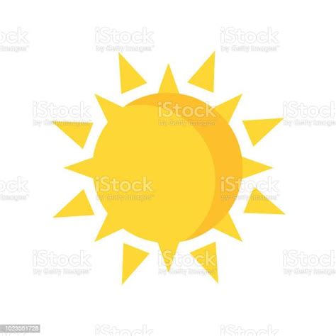 太陽圖示向量符號和符號在白色背景下被隔離 太陽標誌概念向量圖形及更多商標圖片 商標 圖示 夏天 Istock