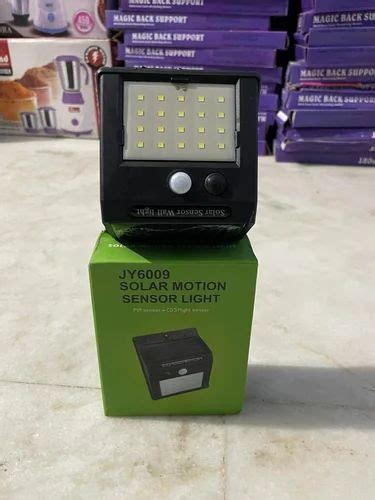 Plastic Cool White Jy 6009 Solar Motion Sensor Light Mounting Type