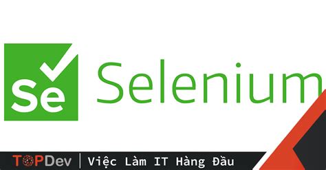 selenium testing một vài kiểu có thể áp dụng topdev