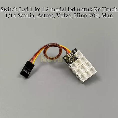 Jual Switch Led External Jalur Ke Jenis Lampu Untuk Rc Truck Jakarta Timur Nova Rc