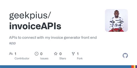 Github Geekpius Invoiceapis Apis To Connect With My Invoice Generator Front End App