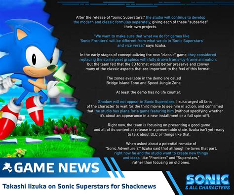 What Are Your Thoughts On The Idea That Sonic Superstars Couldve Had A