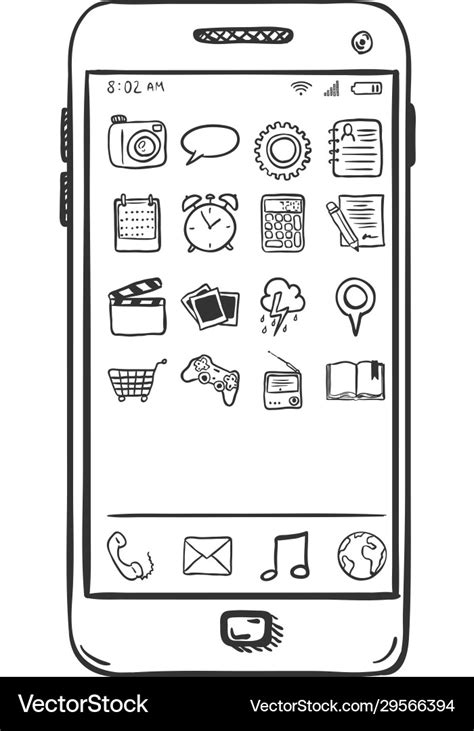 Mobile Sketch Template At Susan Keefe Blog