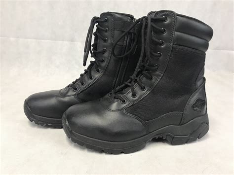Interceptor Tactical Work Boots Size 8 Black Heavy Du Gem