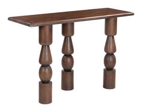 Split Console Table Brown Eurway