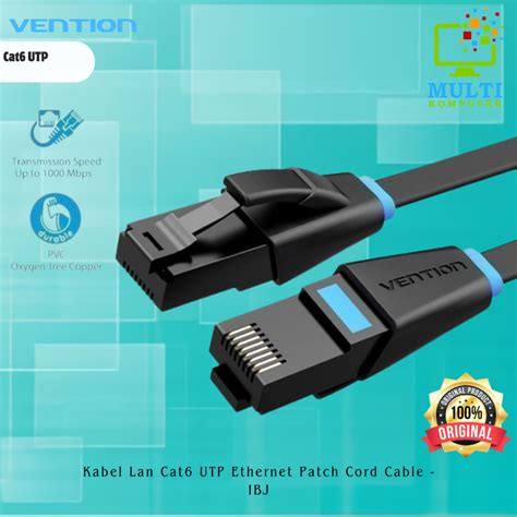 Jual Vention 10 M Cat 6 Kabel Lan Cat6 Utp Ethernet Patch Cord Cable