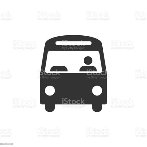 平面樣式的匯流排圖示白色隔離背景上的教練向量插圖汽車業務理念向量圖形及更多圖示圖片 圖示 穿梭巴士 乘客 Istock
