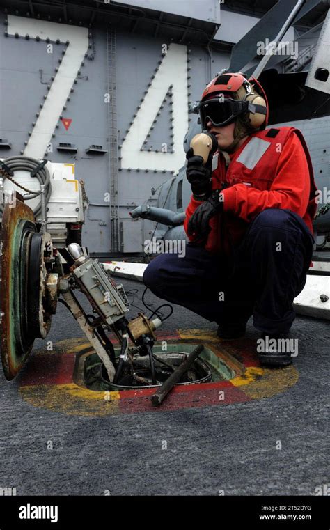 Aircraft Carrier Navy Nimitz Class U S Navy Upper Weapons Elevator